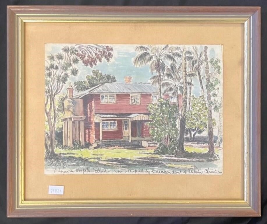 Cedric Emanuel | A house on Norfolk Island | MutualArt