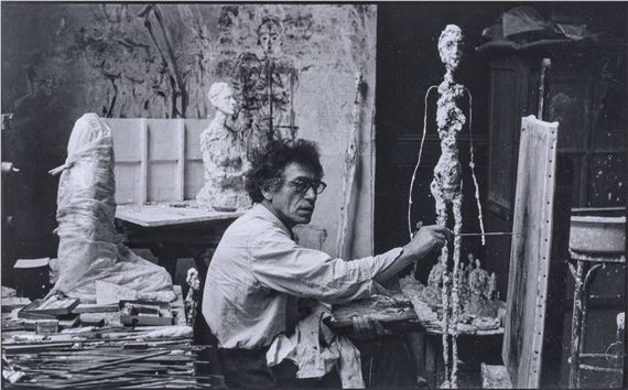 Ernst Scheidegger | Alberto Giacometti im Studio | MutualArt