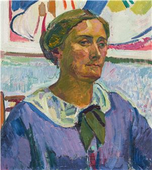 Cuno Amiet | Autumn landscape at Oschwand (1940) | MutualArt