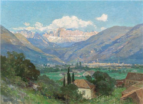 Edward Harrison Compton | View of the Falkengruppe (1920) | MutualArt