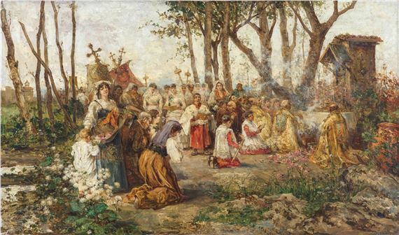 Emilio Poy Dalmau | Die Prozession (1901) | MutualArt