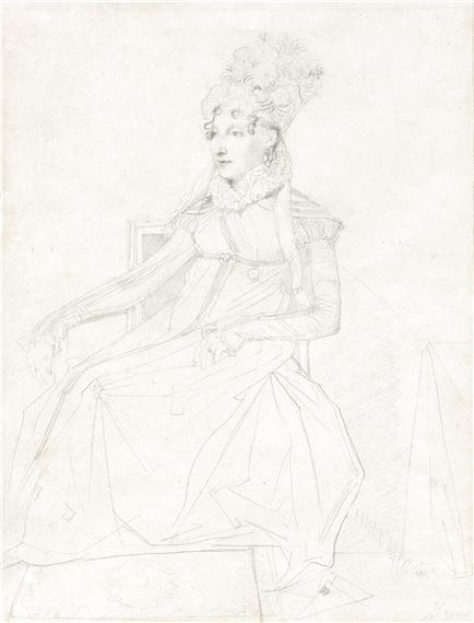 Jean-Auguste-Dominique Ingres | Portrait d'une femme, peut-être Lady ...