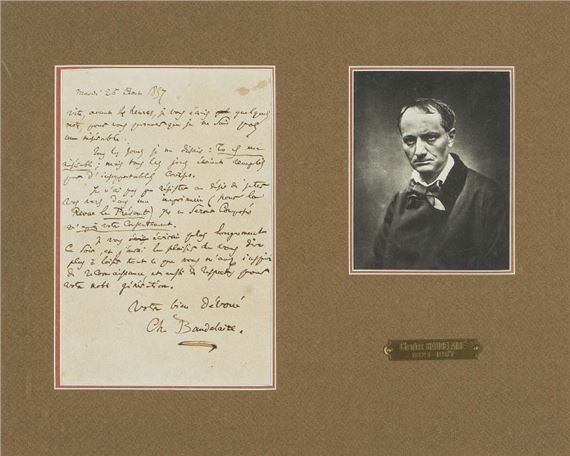 Charles Baudelaire | Autograph | MutualArt