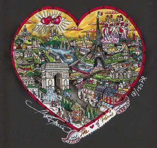 Charles Fazzino | The heart of paris | MutualArt