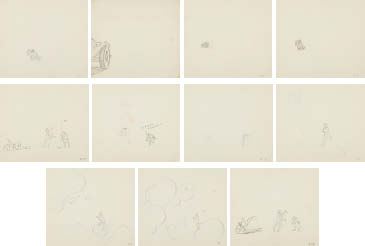 Hayao Miyazaki | Key animation drawing (genga) from LUPIN THE THIRD (a ...