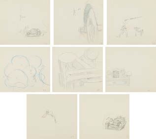 Miyazaki Hayao | Key animation drawing (genga) from LUPIN THE THIRD (a ...