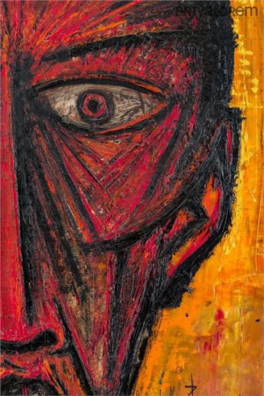 Bernard Buffet | The flayed Head of flayed face (1964) | MutualArt