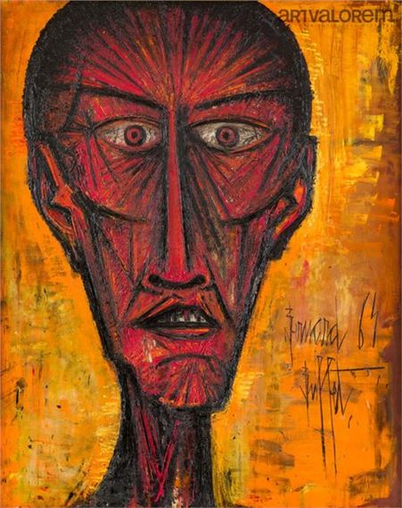 Bernard Buffet | The flayed Head of flayed face (1964) | MutualArt