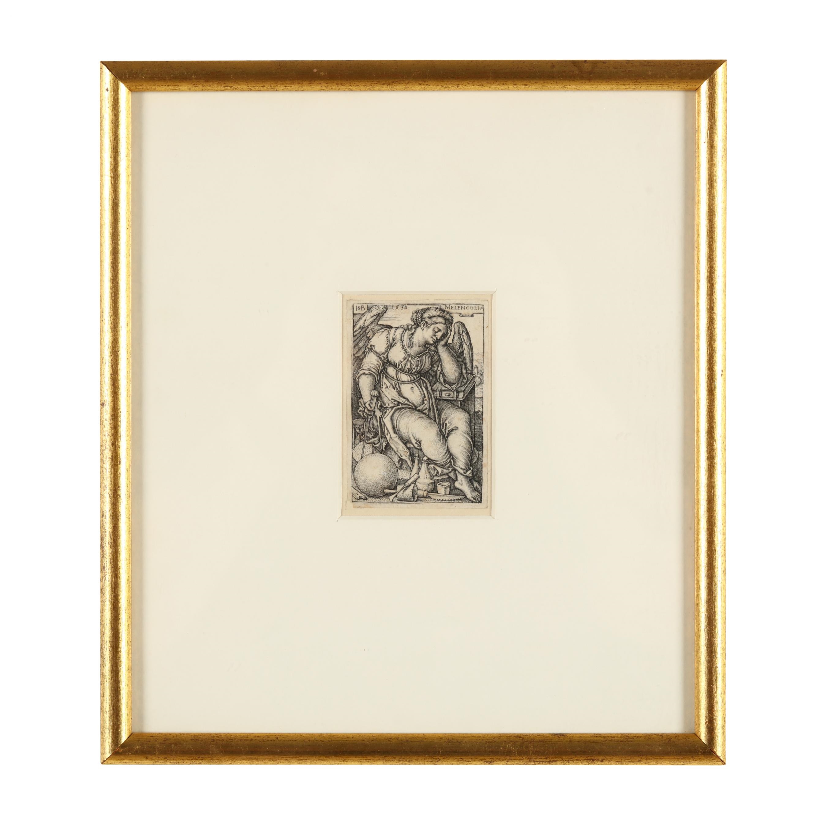 Hans Sebald Beham | Melencolia (1539) | MutualArt