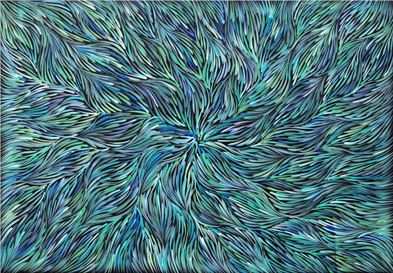 Patrick Rumble Kemarre | Bush Medicine Leaves (2021) | MutualArt