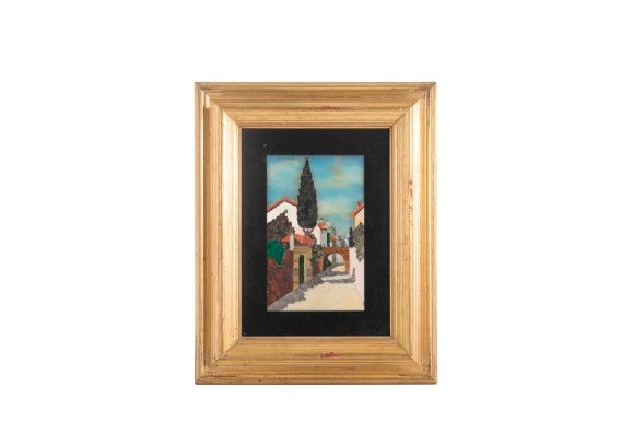 Alfredo Buccioni | Italian village scene | MutualArt