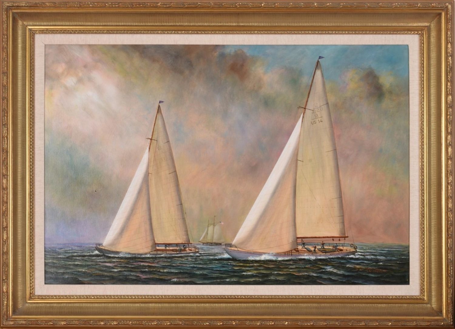D. Taylor | Boats Under Full Sail | MutualArt