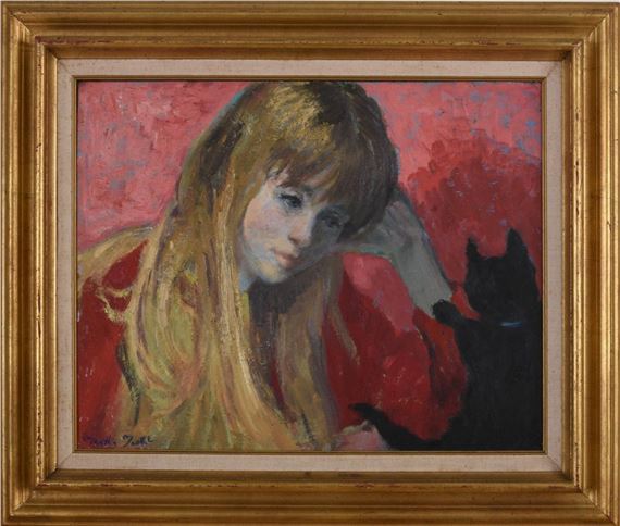 Martha Moore | Portrait of a Girl | MutualArt