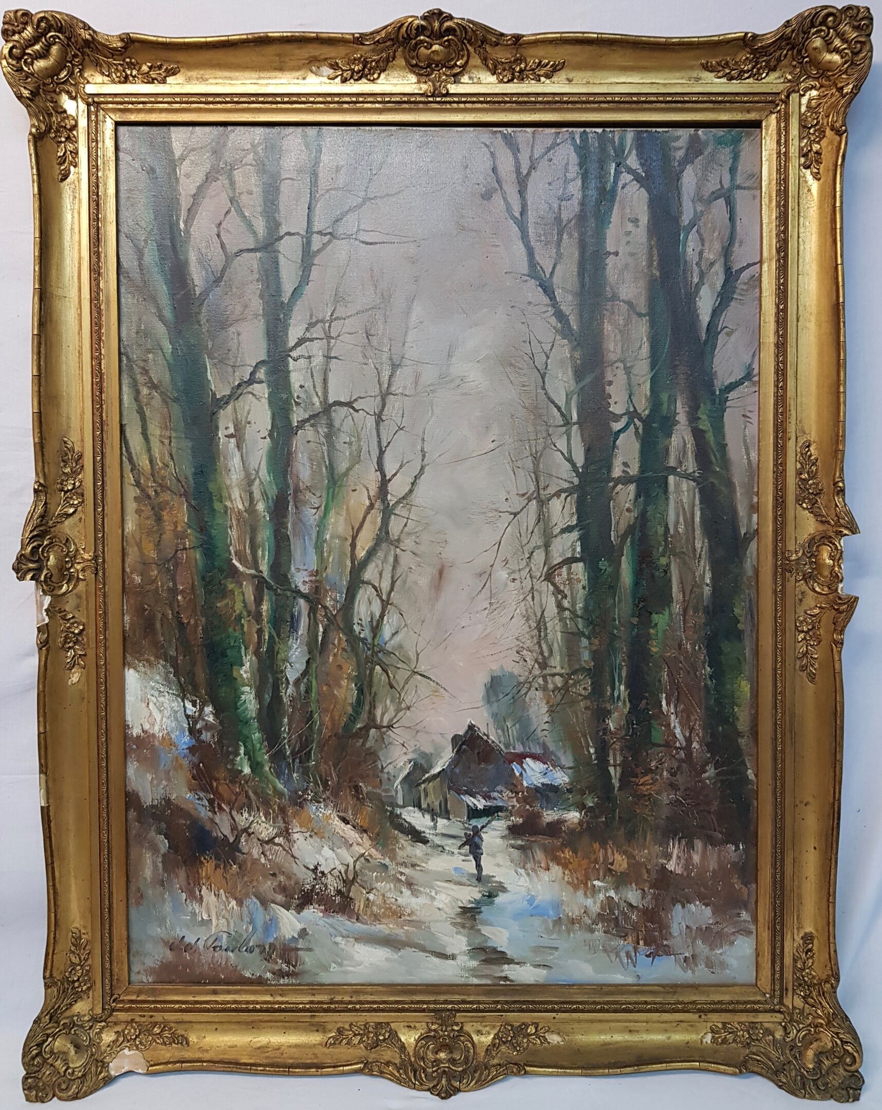 Jean-jacques Foulon | Paysage avec fermette | MutualArt