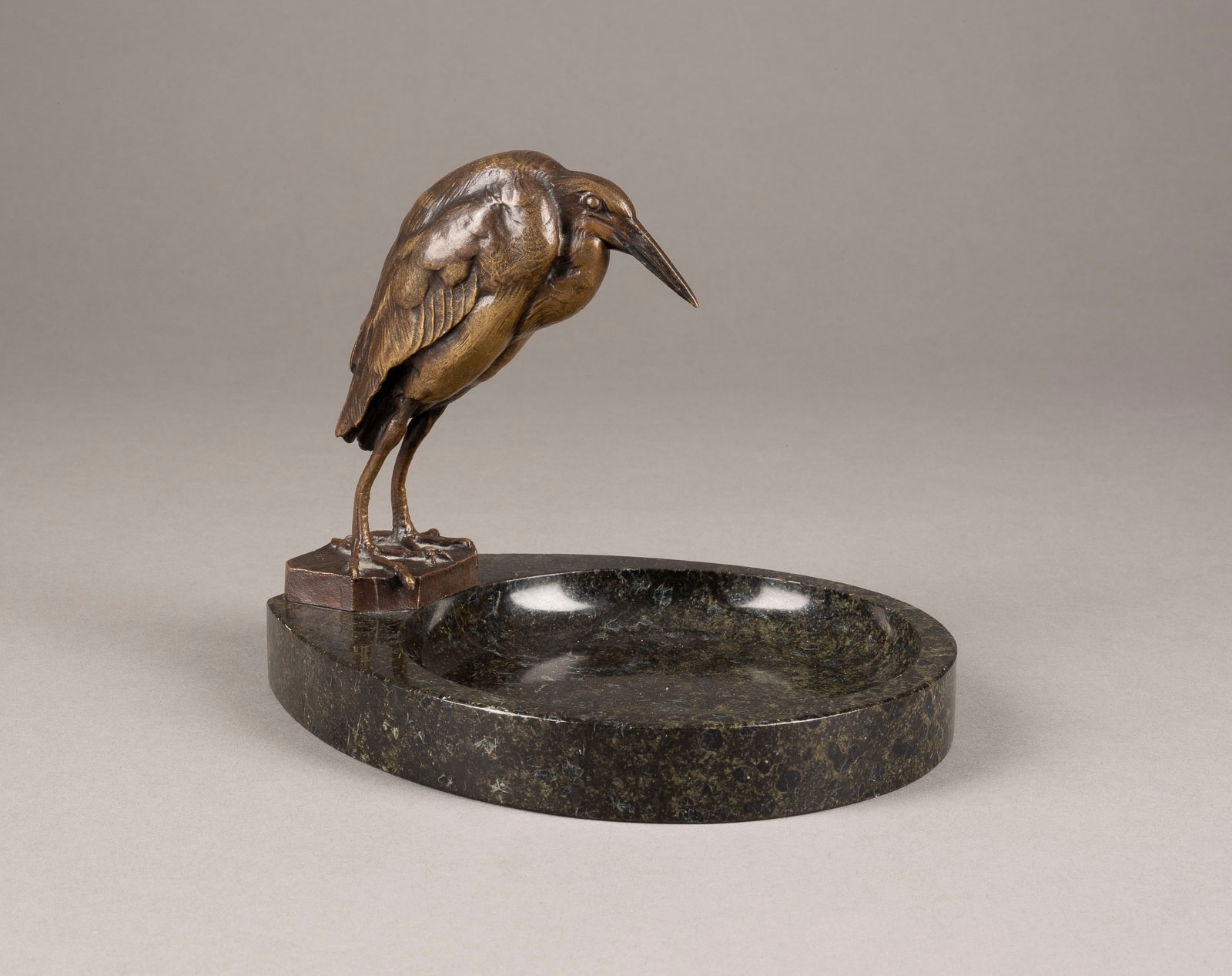 Josef Franz Pallenberg | VISITENKARTENSCHALE MIT MARABU | MutualArt