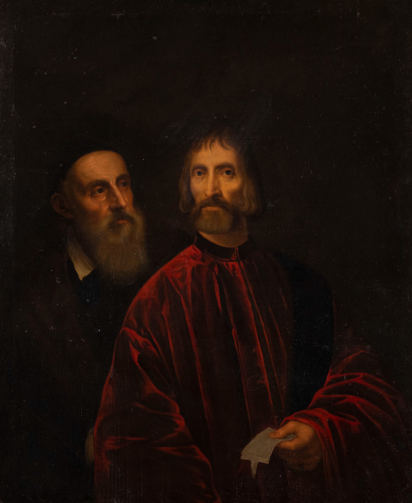 Titian | PORTRAIT OF TITIAN AND ANDREA FRANCESCHI | MutualArt