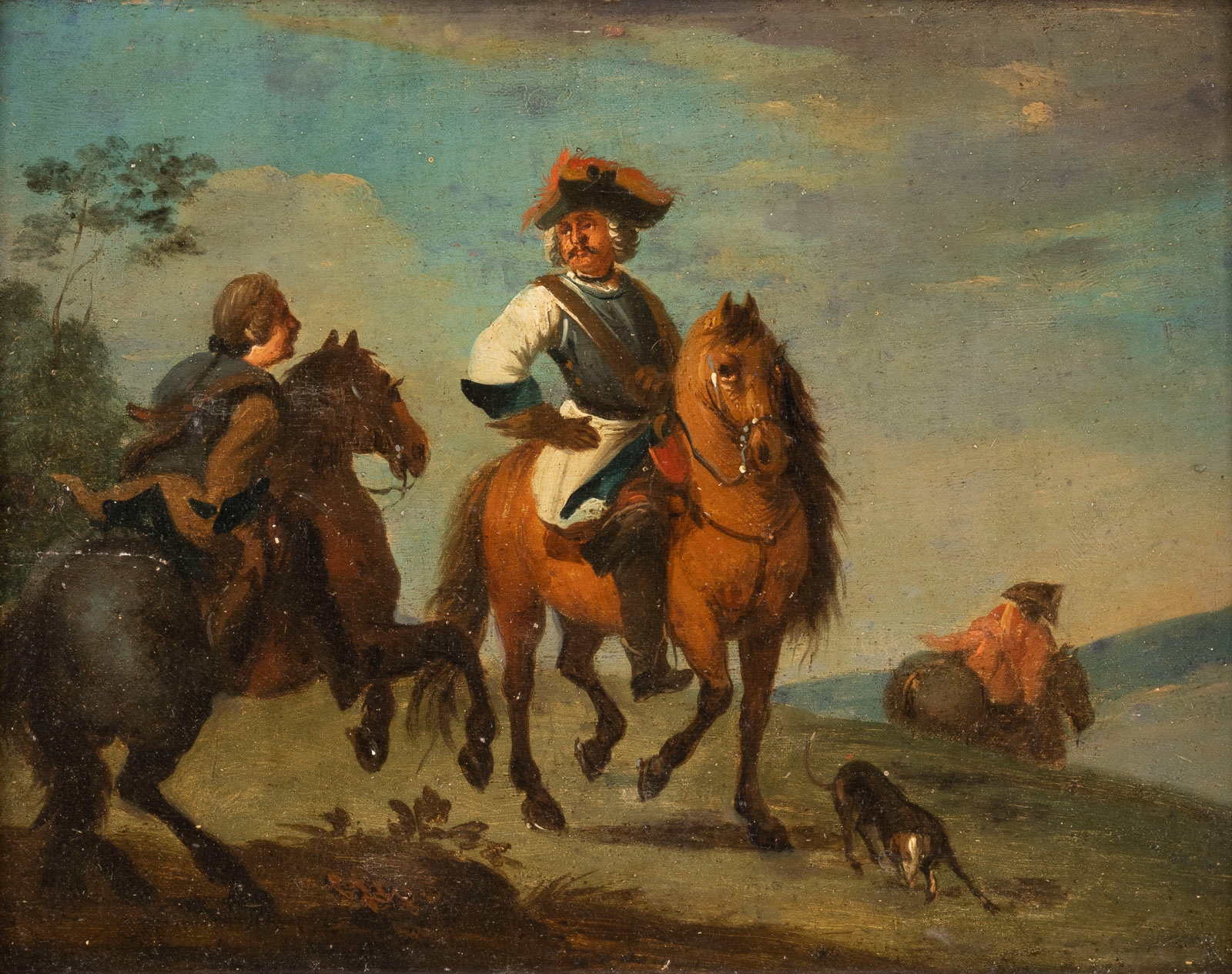 Georg Philipp Rugendas I | DEPARTING SOLDIERS ON HORSEBACK | MutualArt