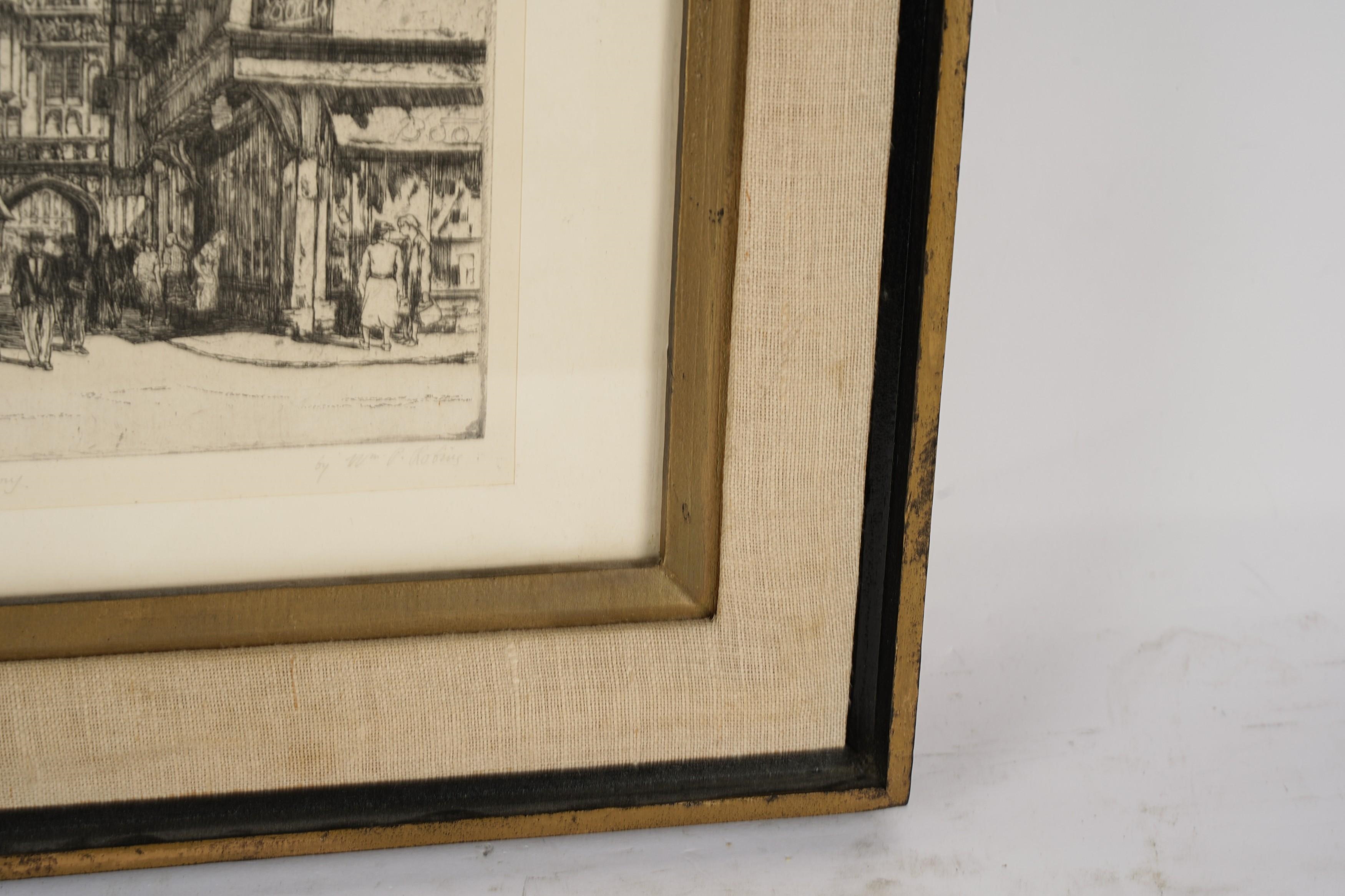 W.P. Robins | Two Etchings of Canterbury, England | MutualArt