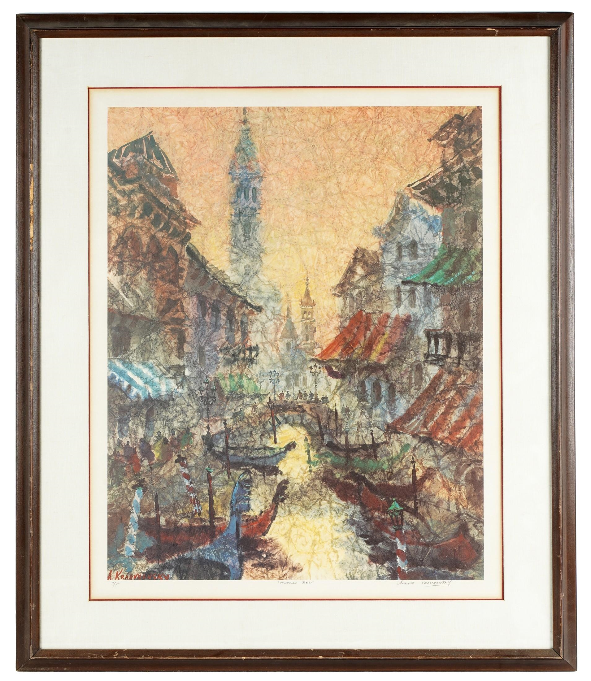 Anatole Krasnyansky | Venetian Red | MutualArt