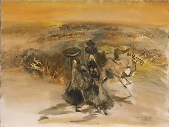 M. Sivanesan | Three Ladies | MutualArt