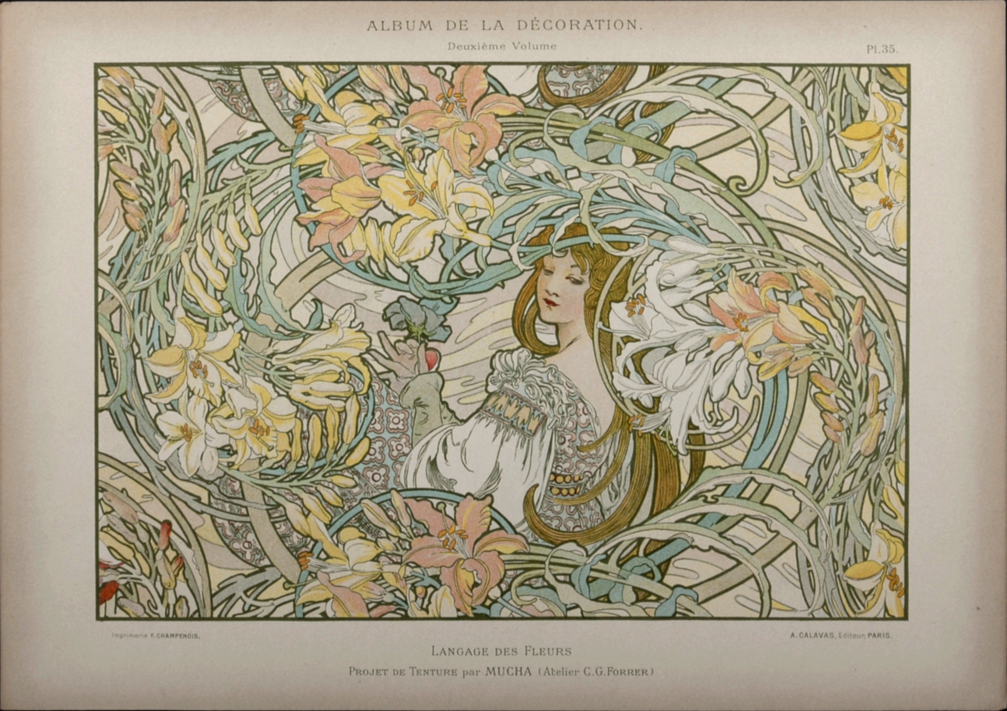 Alphonse Mucha | Byzantine & Langage des Fleurs | MutualArt