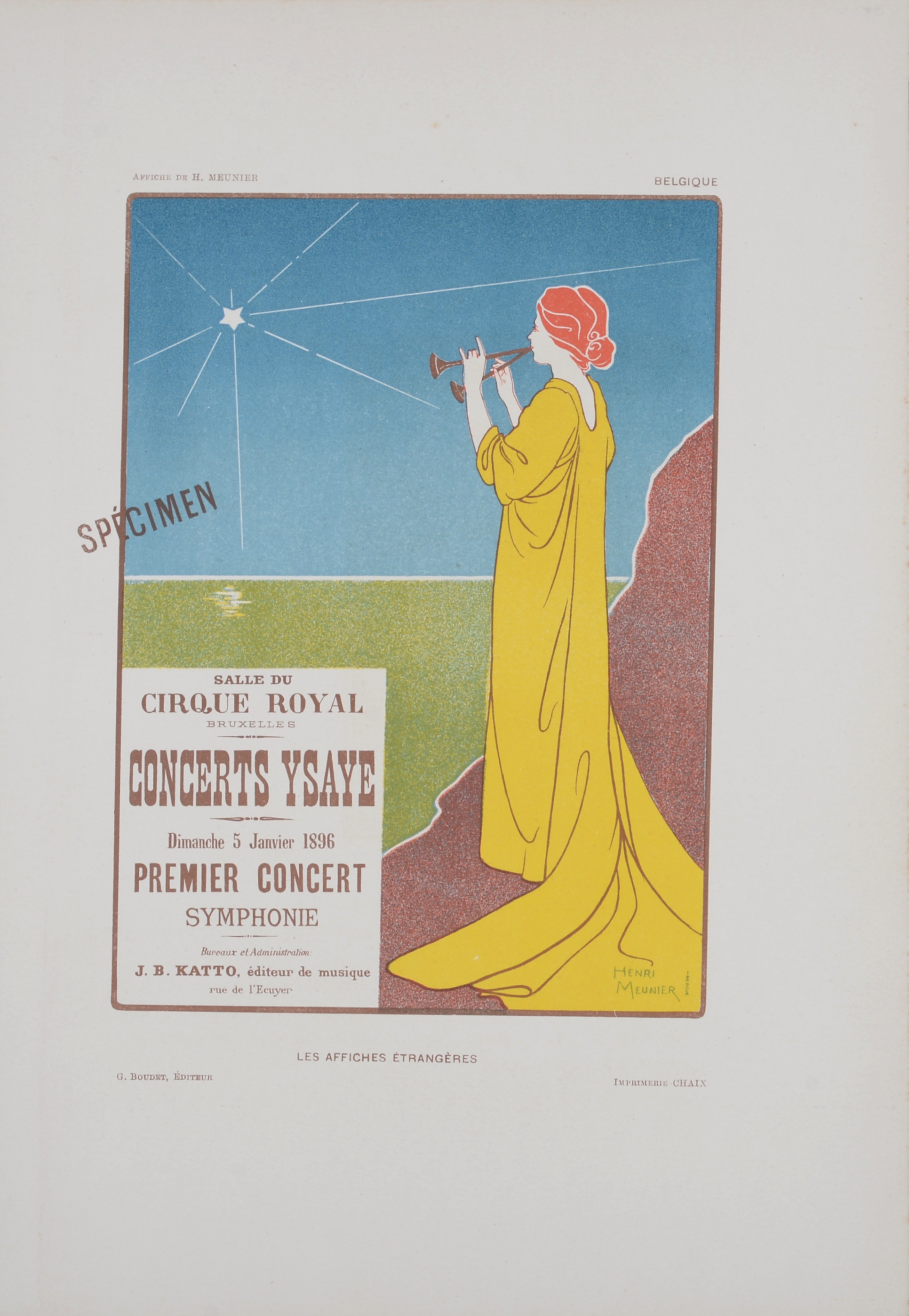 Henri Meunier | Concerts Ysaye (1897) | MutualArt