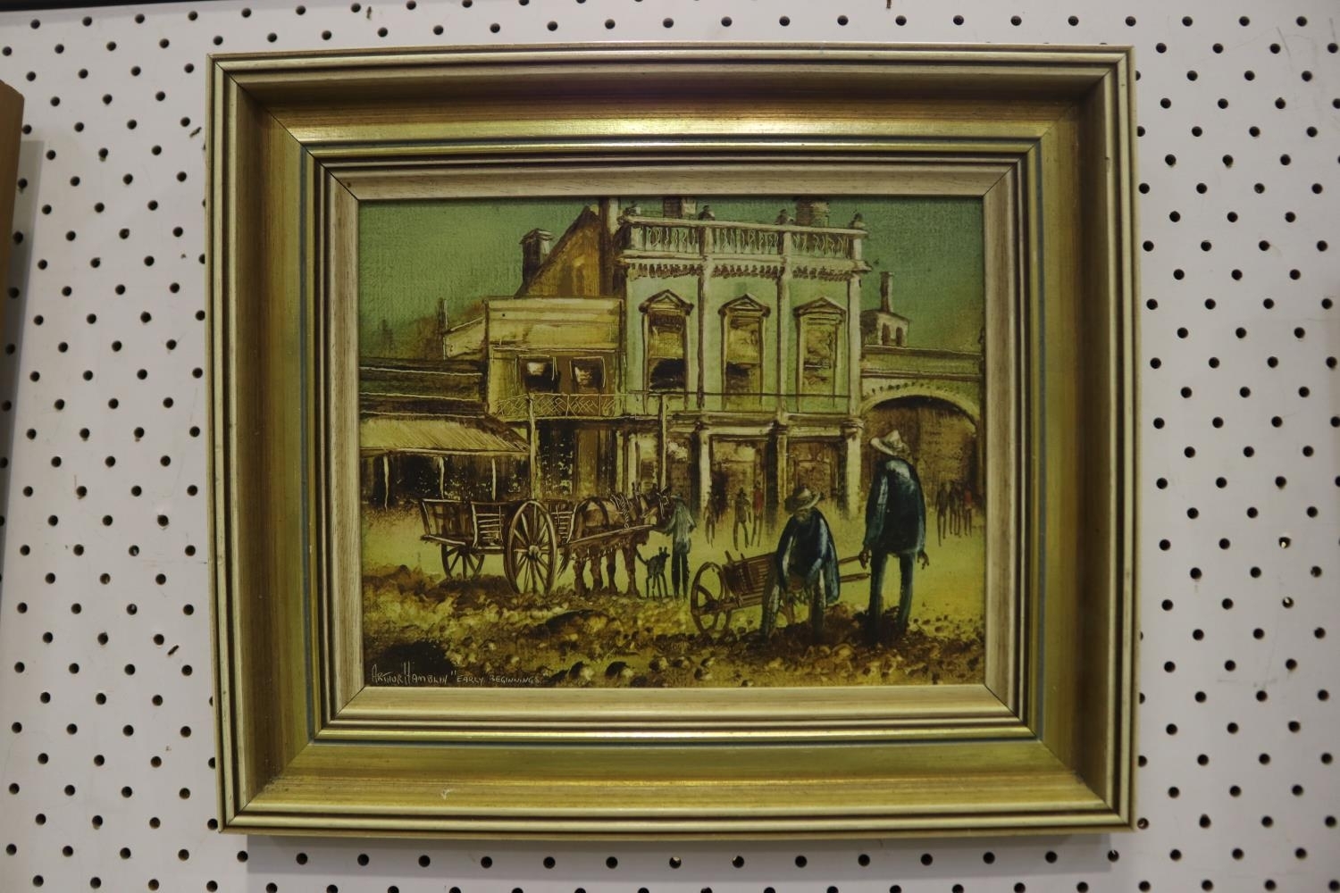 Arthur Hamblin | early beginnings | MutualArt