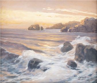 Georg Janny | Ornate Interior | MutualArt