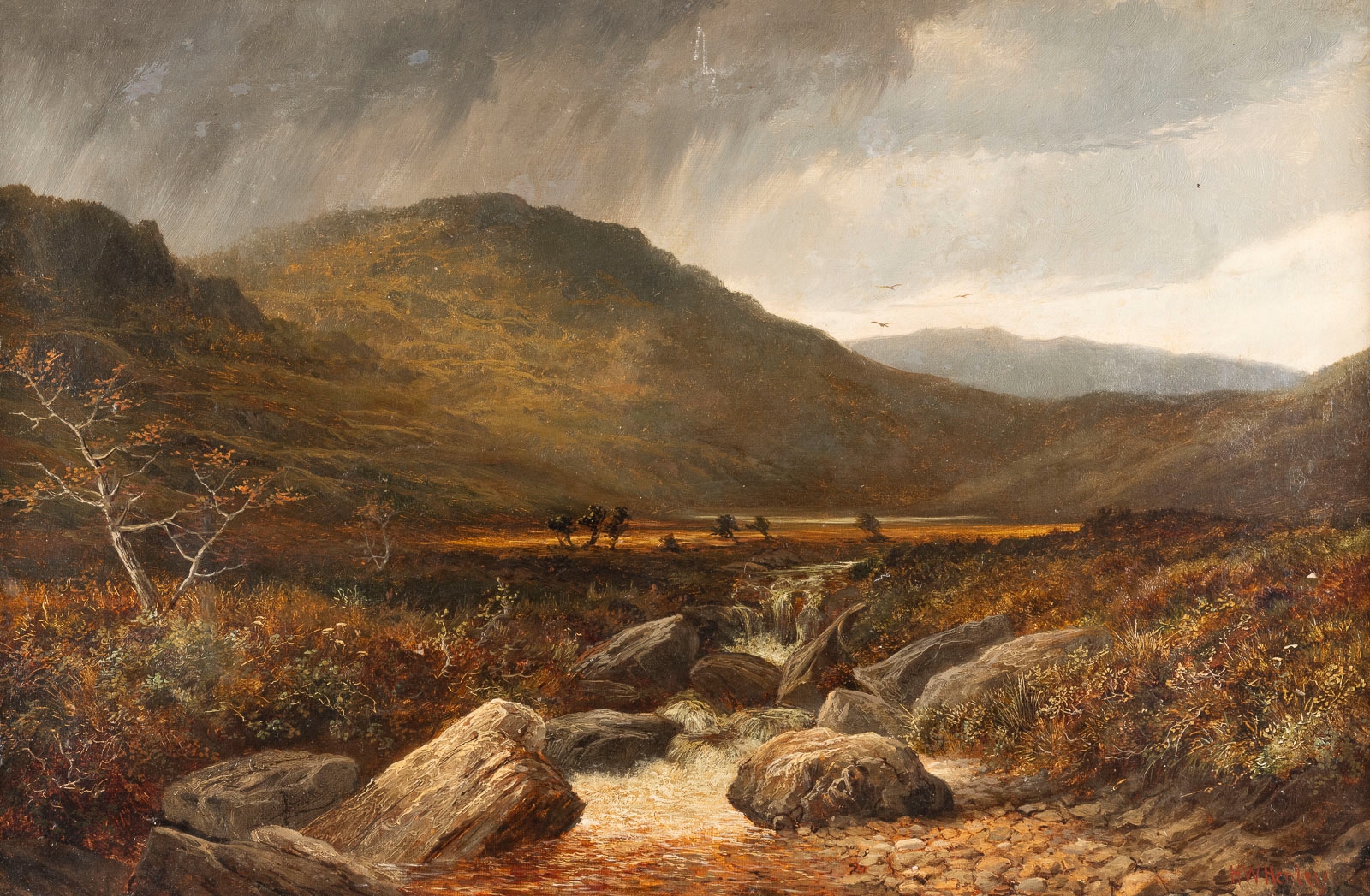 Henry W. Henley | Scottish mountain landscape | MutualArt