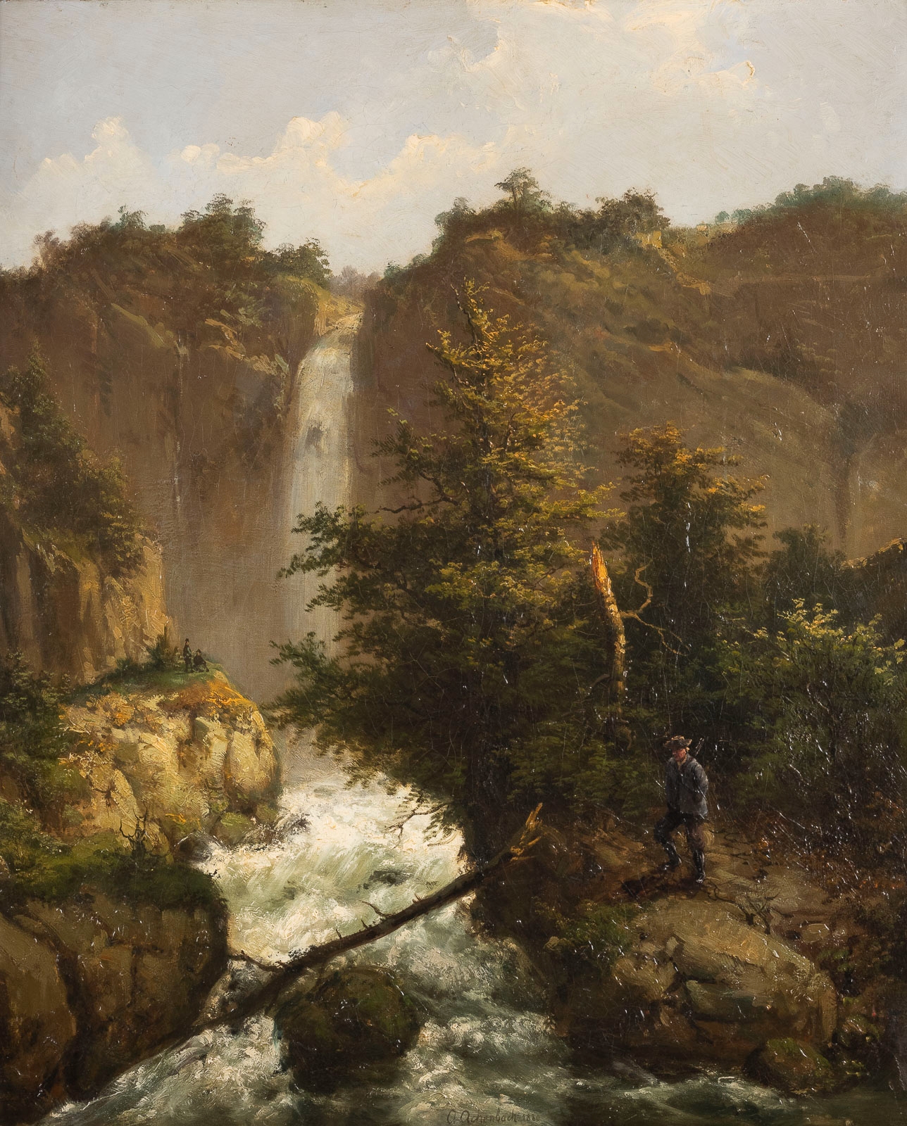 Andreas Achenbach | Hardangerfjord (1839) | MutualArt