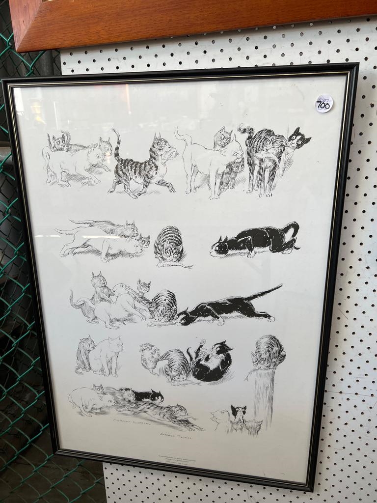 Norman Lindsay | PRINT OF CATS | MutualArt