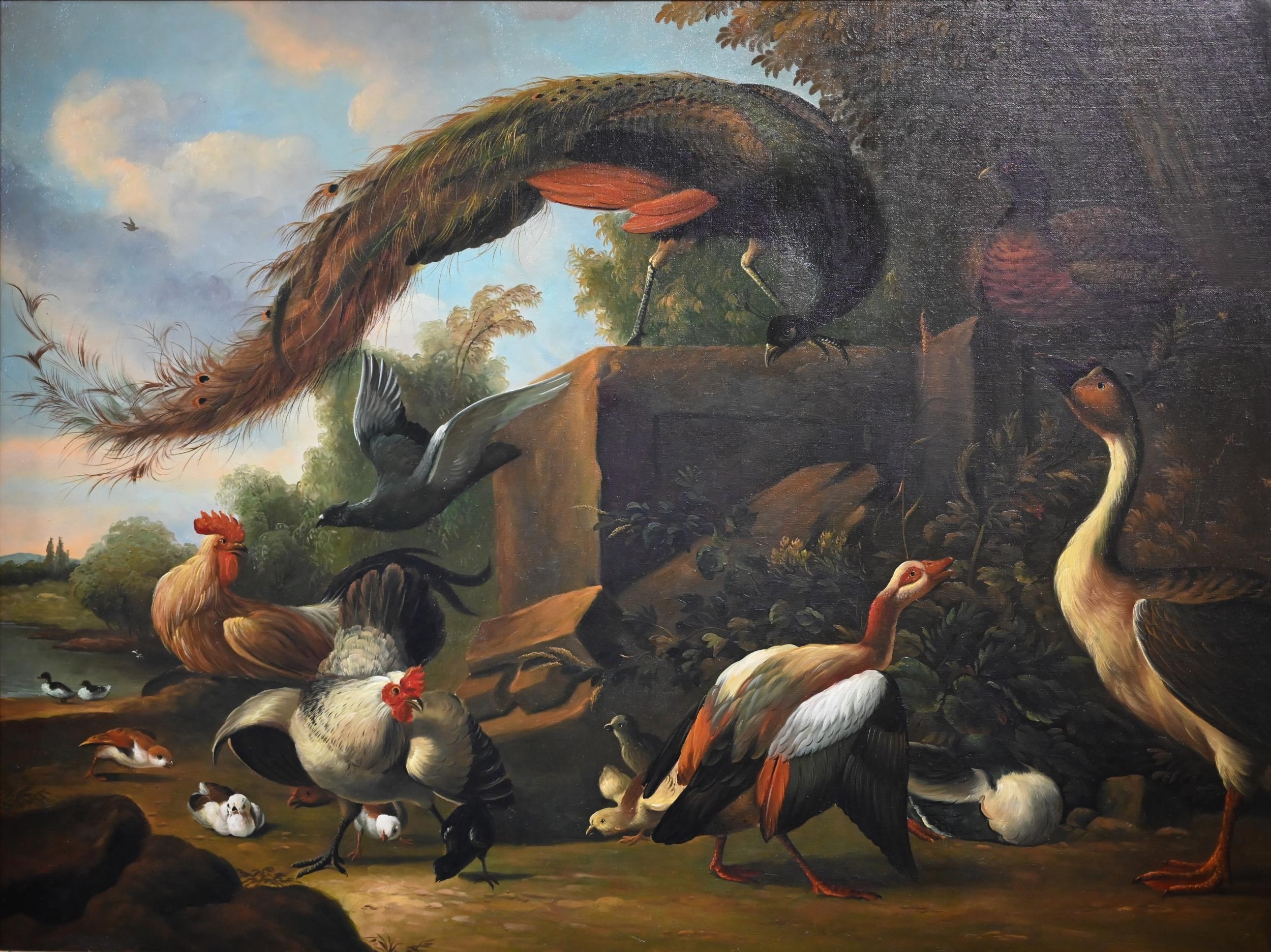 Jakob Bogdany | A Tropical Landscape with Exotic Birds | MutualArt