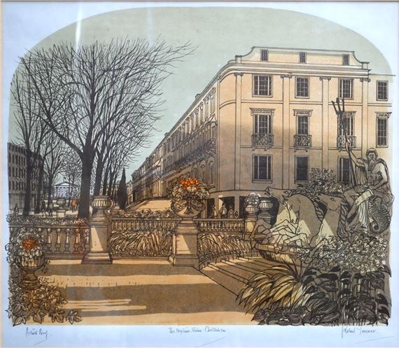 Robert Tavener | The Neptune Statue, Cheltenham | MutualArt