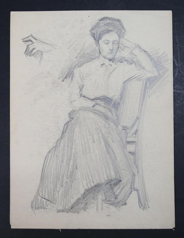 Frank Moser | The Kole and Moser School of Drawing; portraits, and an ...