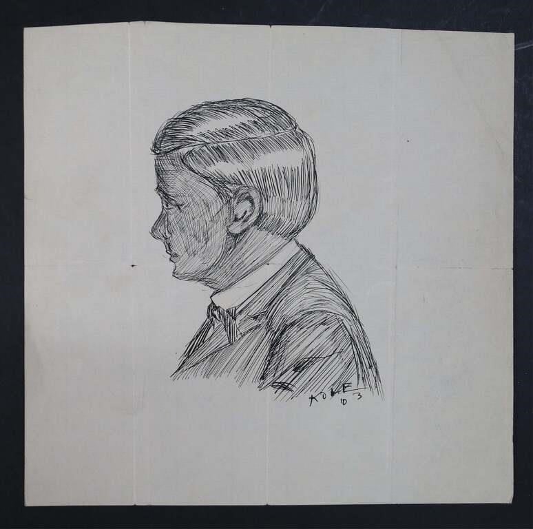 Frank Moser | The Kole and Moser School of Drawing; portraits, and an ...