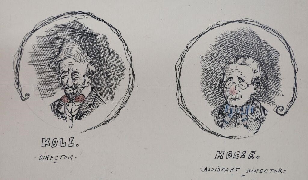 Frank Moser | The Kole and Moser School of Drawing; portraits, and an ...