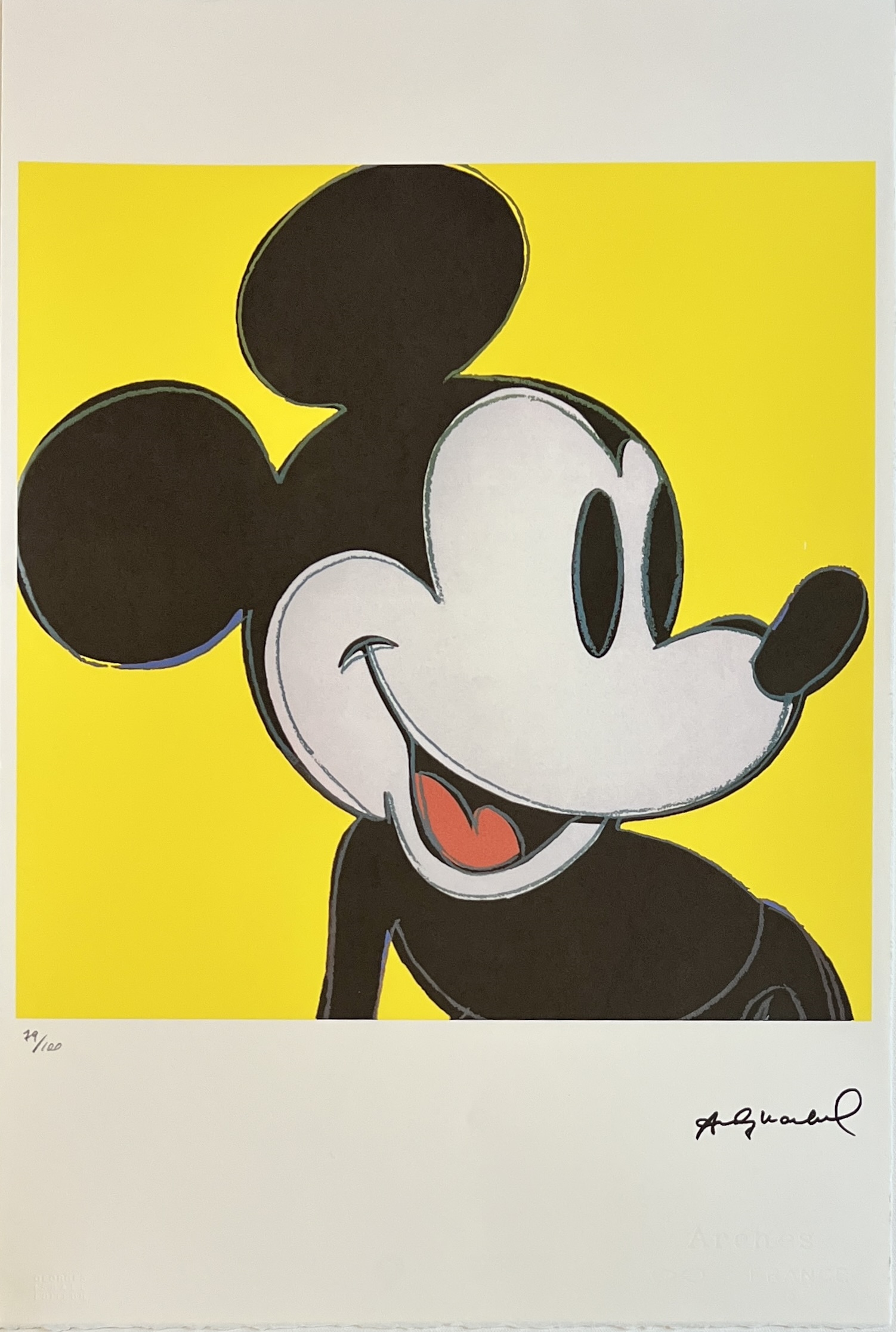 Andy Warhol | Mickey Mouse | MutualArt