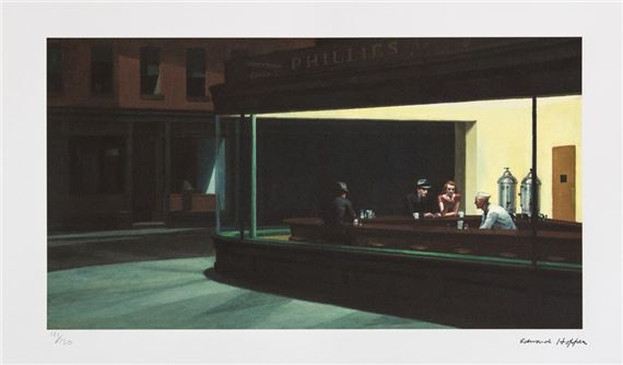 Edward Hopper | Nighthawks | MutualArt