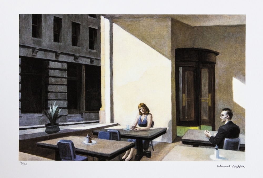 Edward Hopper | Sunlights In Cafeteria | MutualArt