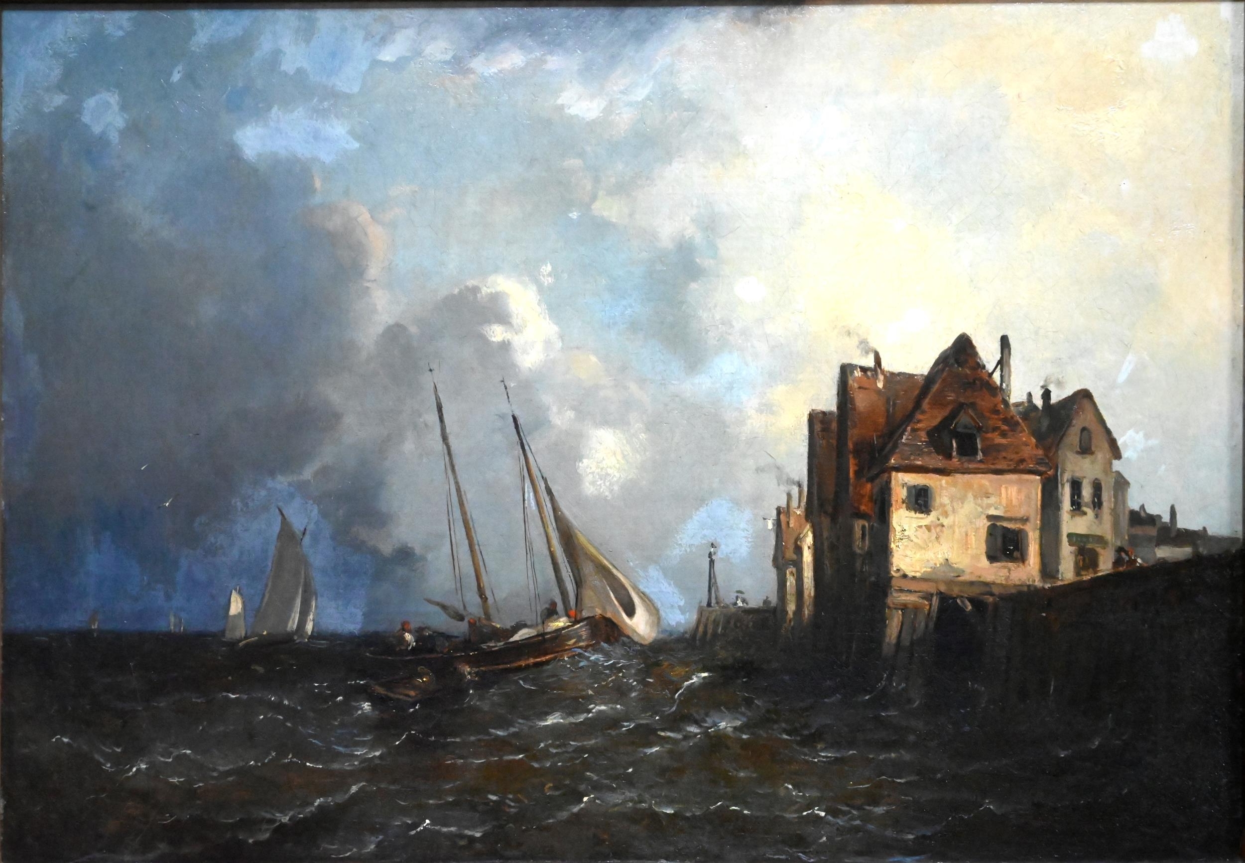 Jules Charles Théodore Dubois | The Norman coast | MutualArt