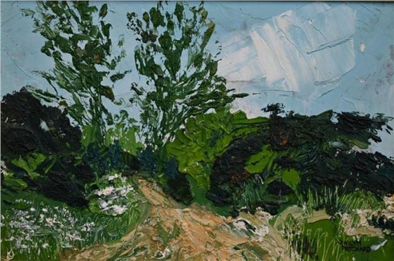 Gwilym Prichard | Poplars of Kerampal | MutualArt