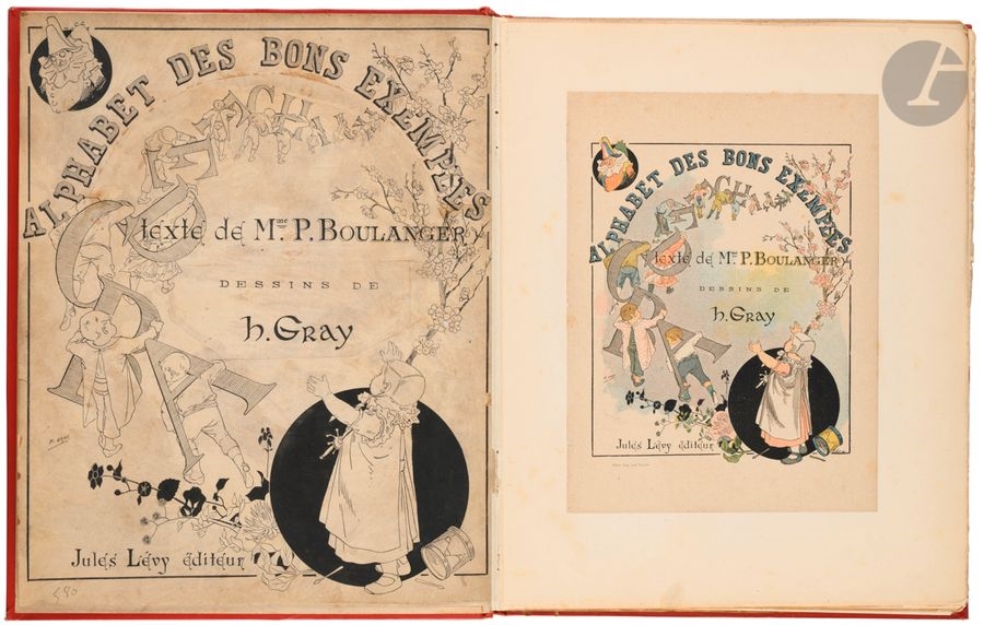 Henri Boulanger | Bound in percaline framing the original red percaline ...