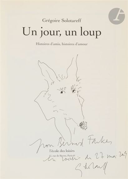 Grégoire Solotareff Grégoire Solotareff | A wolf drawn for Bernard ...
