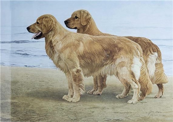 John Joseph Weiss | golden retrievers | MutualArt