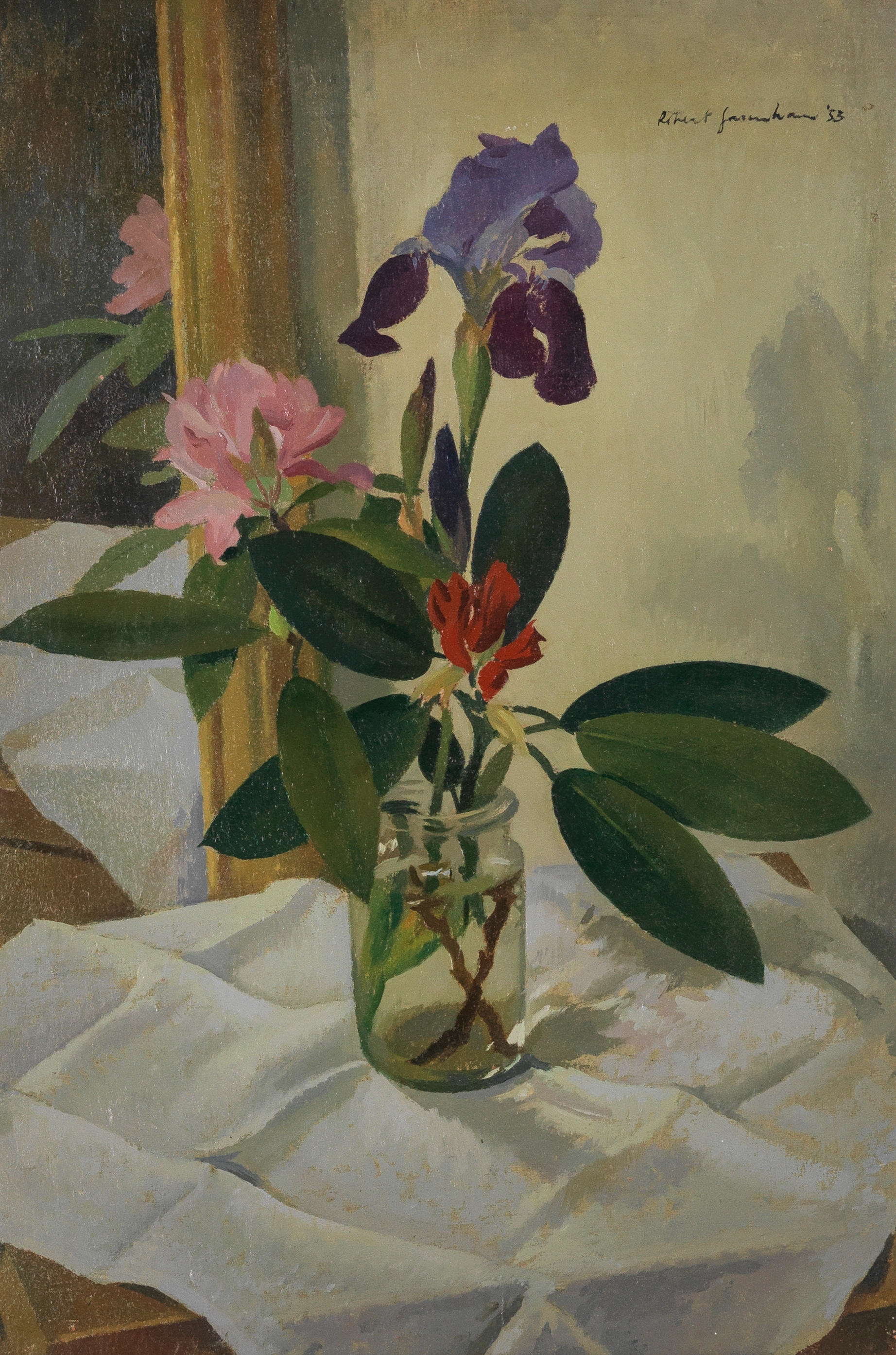 Robert Duckworth Greenham | Iris & Rhododendrons (1953) | MutualArt