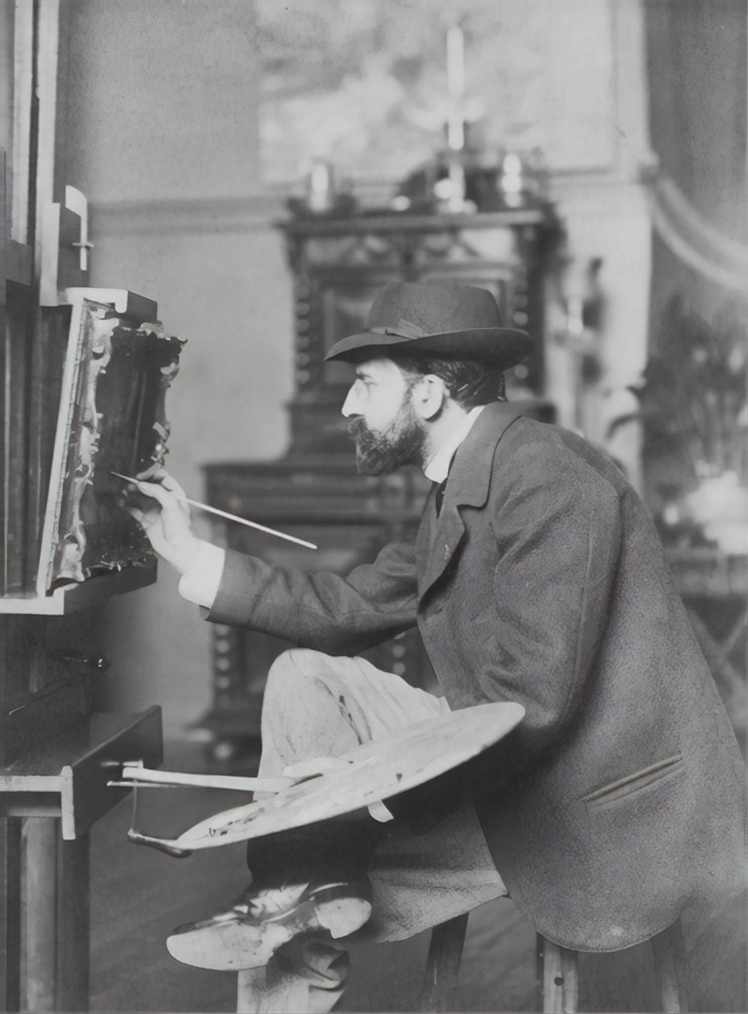 Victor-Gabriel Gilbert | The Fish Market, Les Halles (1880) | MutualArt