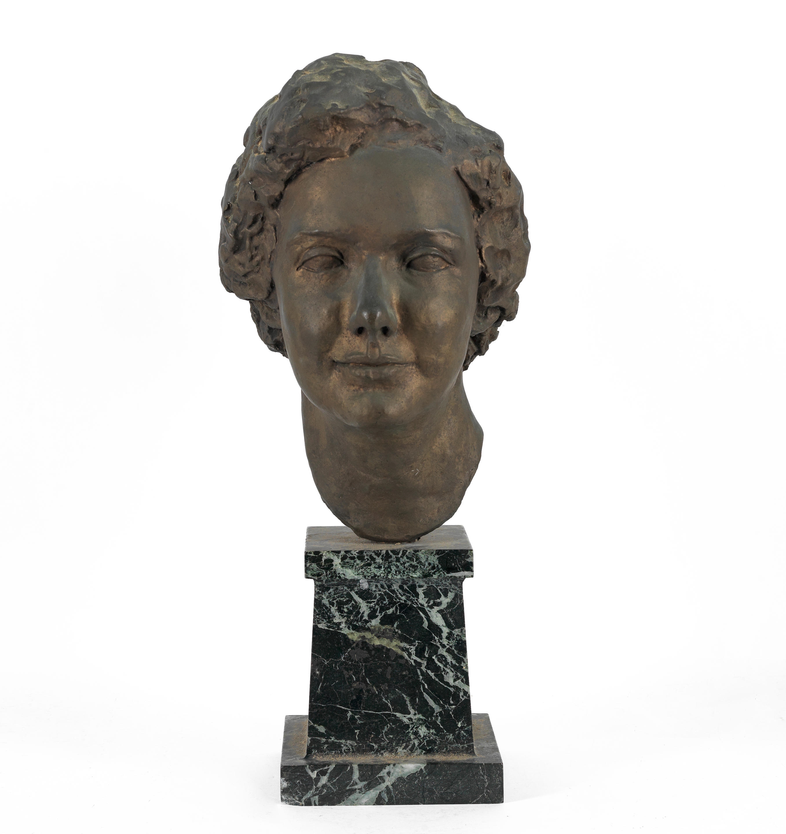David Wynne | Portrait Bust of Lady Oppenheimer (1952) | MutualArt
