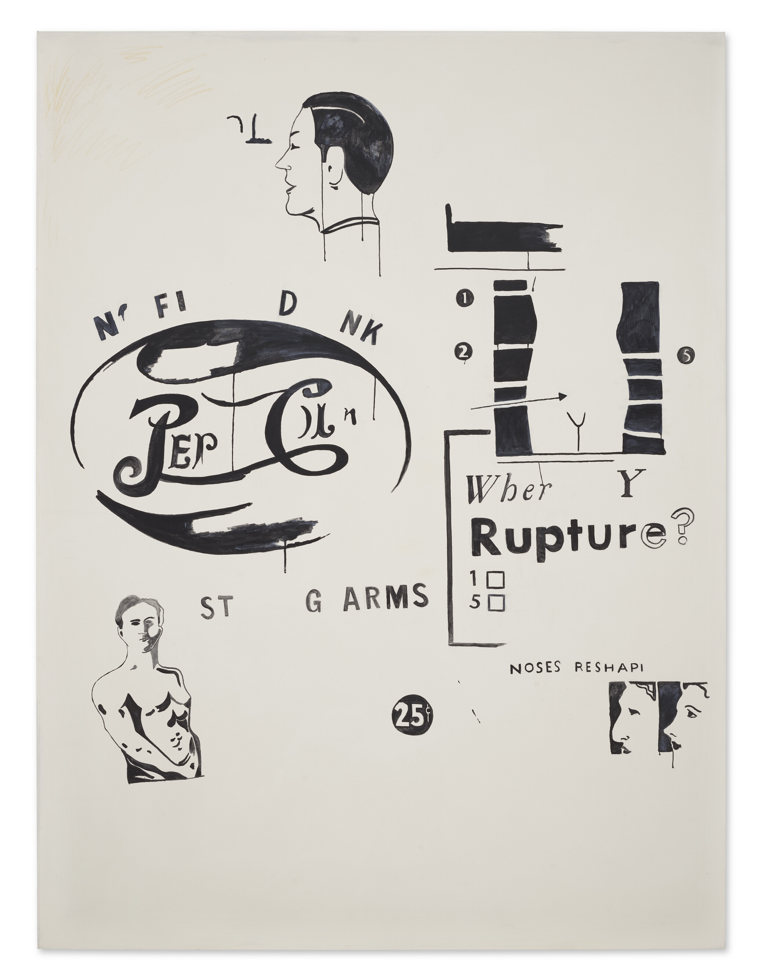Mike Bidlo | Not Warhol (Advertisement, 1960) (1989) | MutualArt