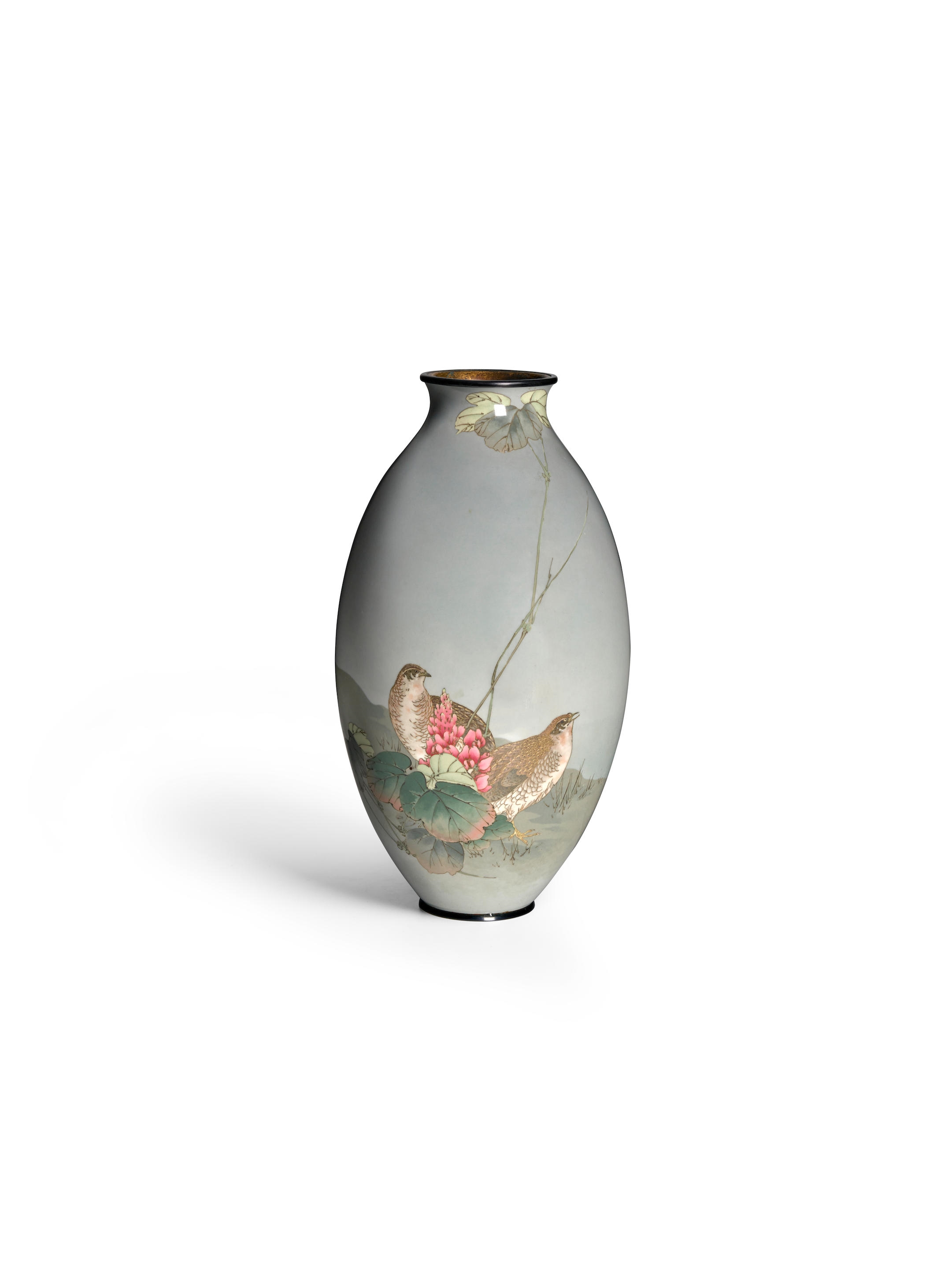 Namikawa Sosuke | A Large Cloisonné-Enamel Vase | MutualArt