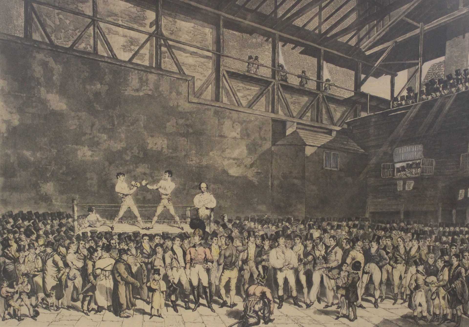 T. Blake | The interior of the Fives Court with Brandall and Turner ...